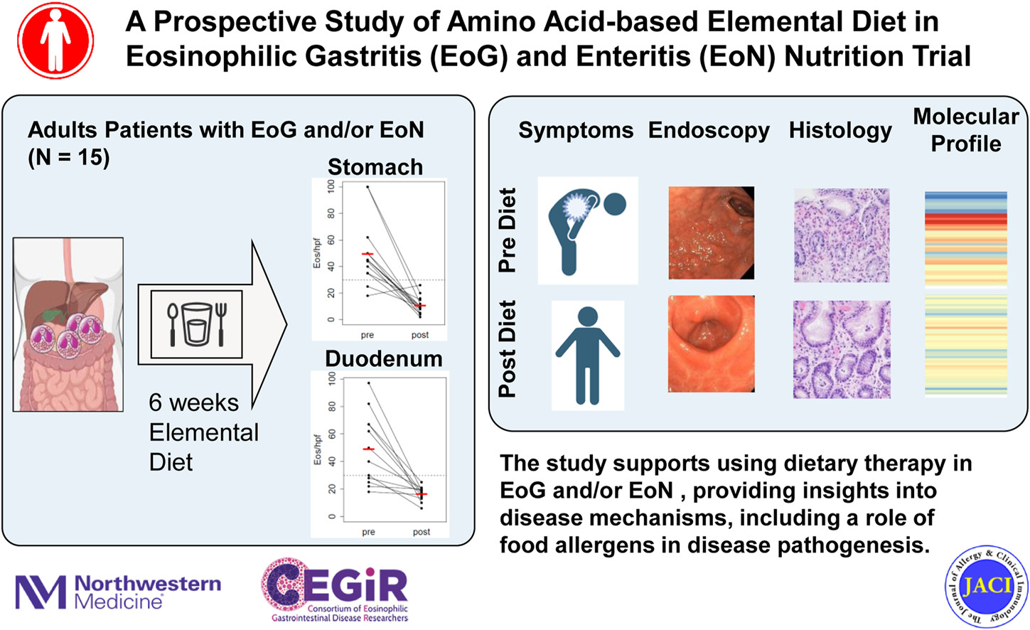 Elemental diet in adult eosinophilic gastritis & gastroenteritis